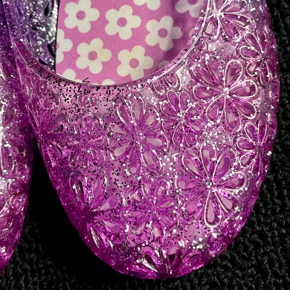 Shoes | Womens Iridescent Jelly Ballet Flats | Poshmark